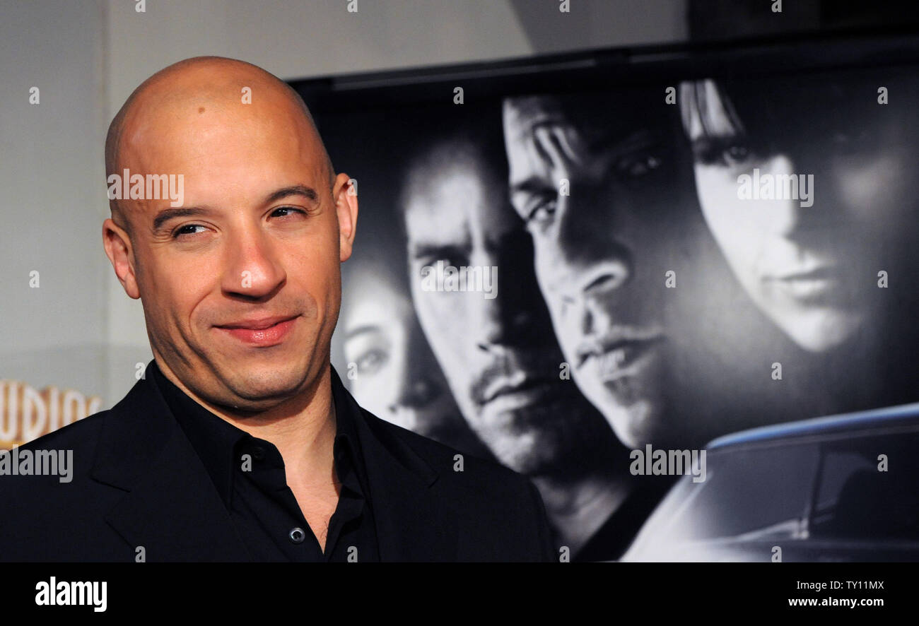 Cast member Vin Diesel attends the premiere of the motion picture crime ...