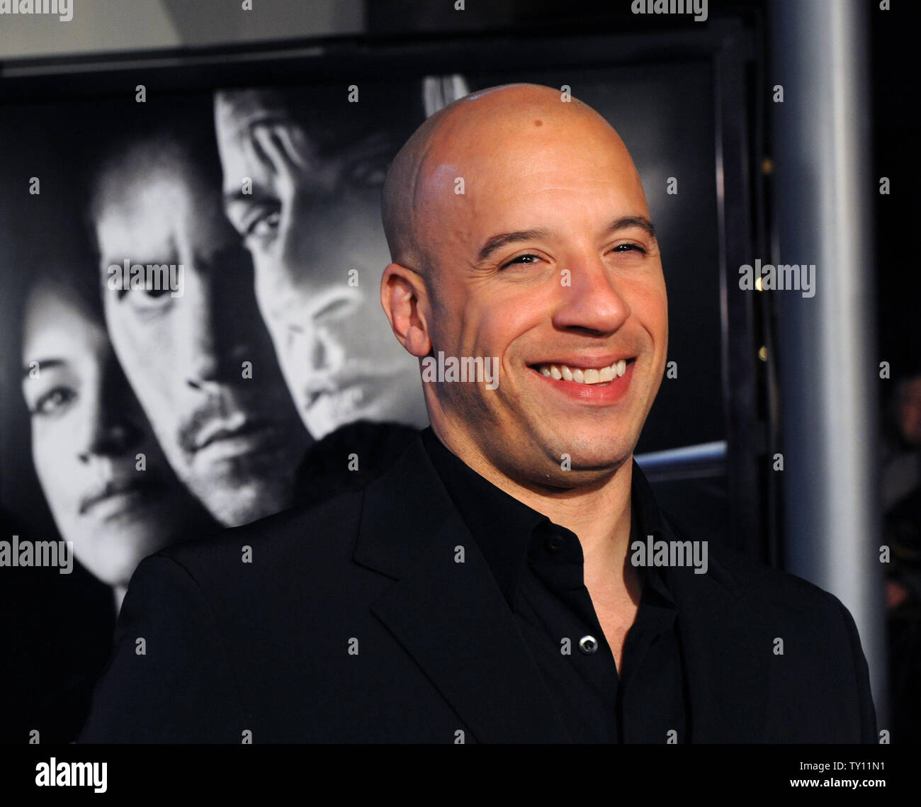 Cast member Vin Diesel attends the premiere of the motion picture crime ...