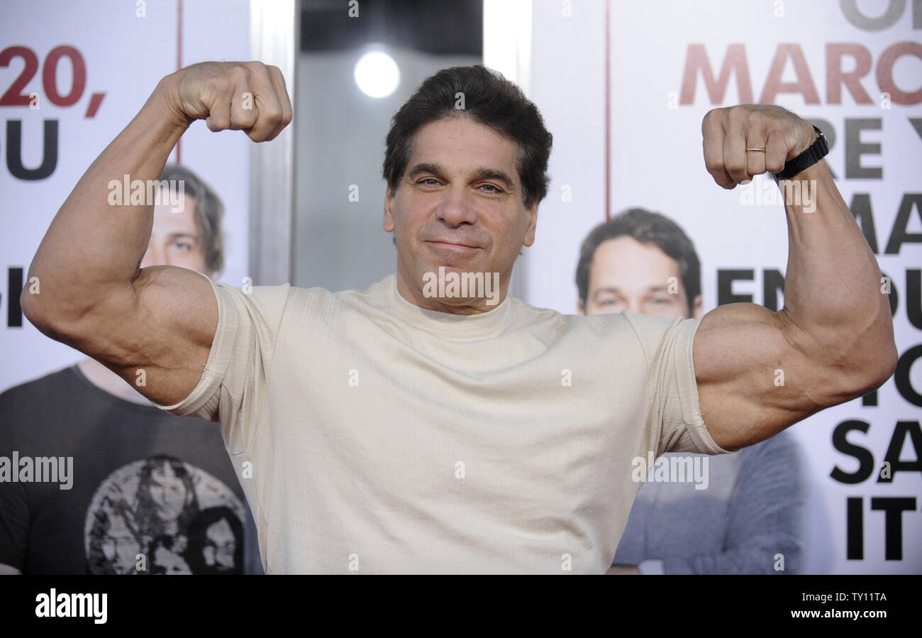 Cast member Lou Ferrigno attends the premiere of the film "I Love You ...