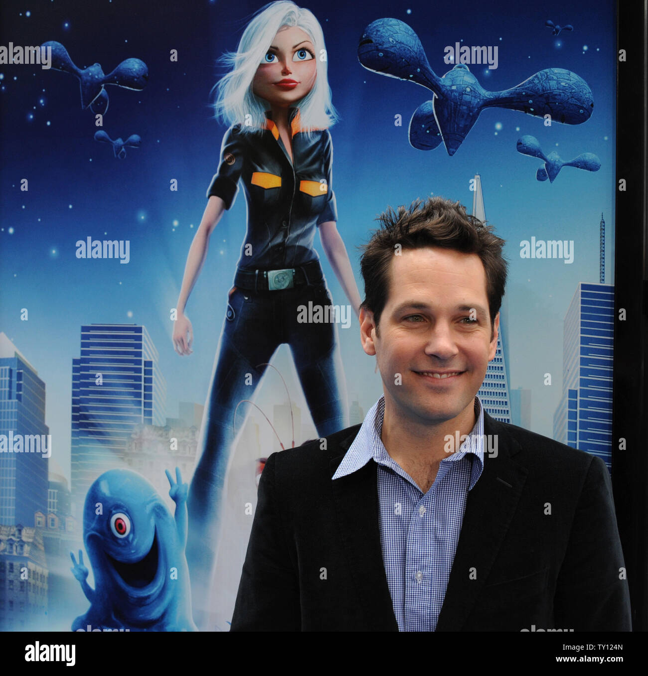 Actor Paul Rudd, who give voices to Derek Dietl in the animated motion ...