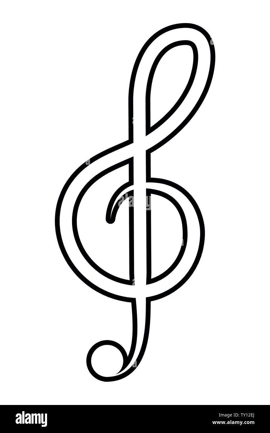 Music note silhouette design, Sound melody pentagram art and ...