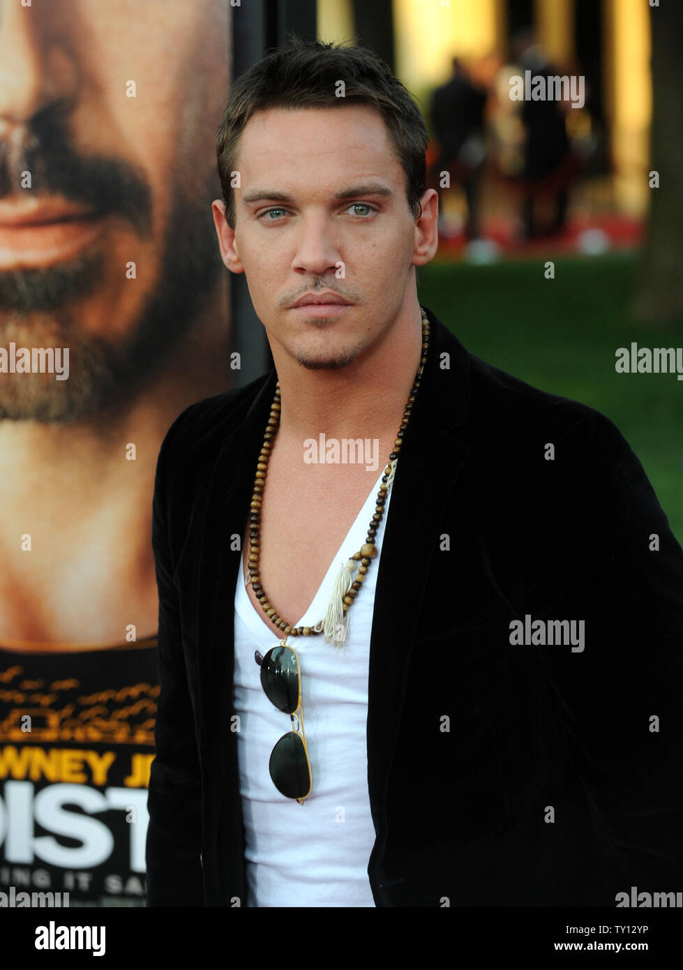 Actor Jonathan Rhys Meyers attends the premiere of the motion picture ...