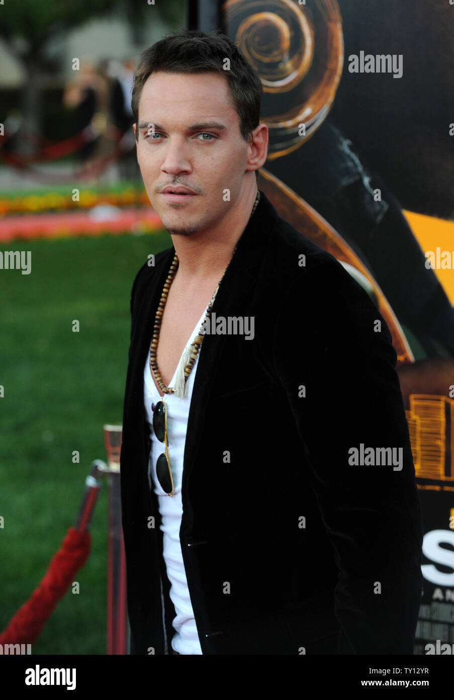 Actor Jonathan Rhys Meyers attends the premiere of the motion picture ...