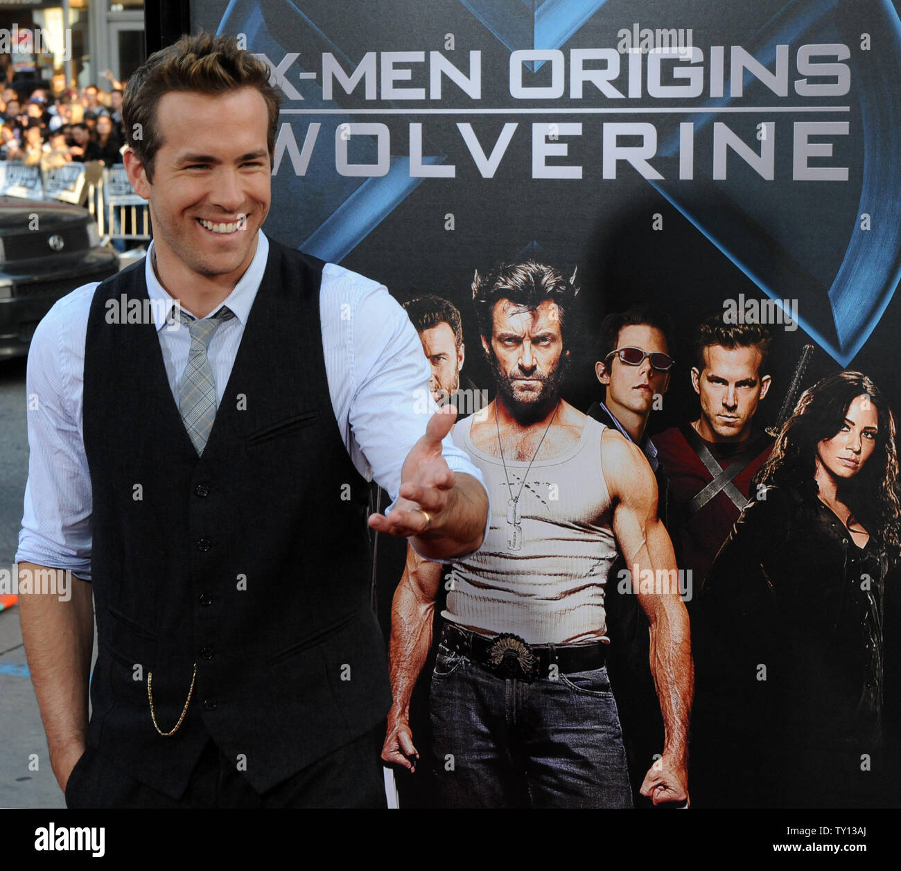 Actor Ryan Reynolds, a cast member in the motion picture sci-fi ...