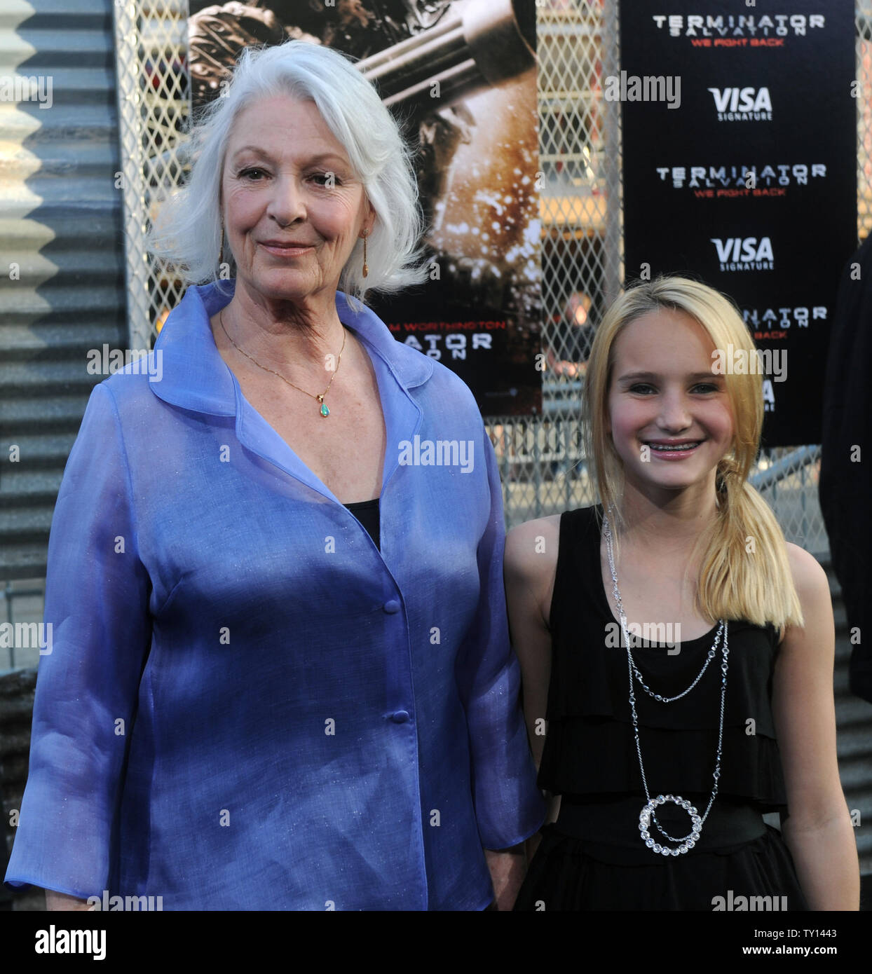 Actress Jane Alexander (L), a cast member in the motion picture sci-fi ...