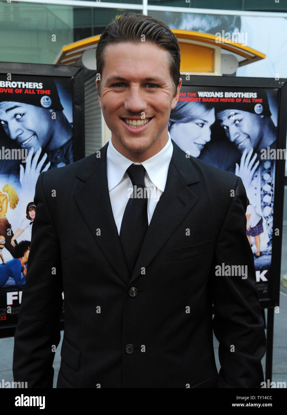 Ross Thomas, a cast member in the motion picture comedy "Dance Flick ...