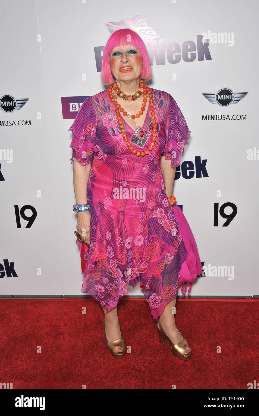 LOS ANGELES, CA. April 23, 2009: Zandra Rhodes at the launch of ...