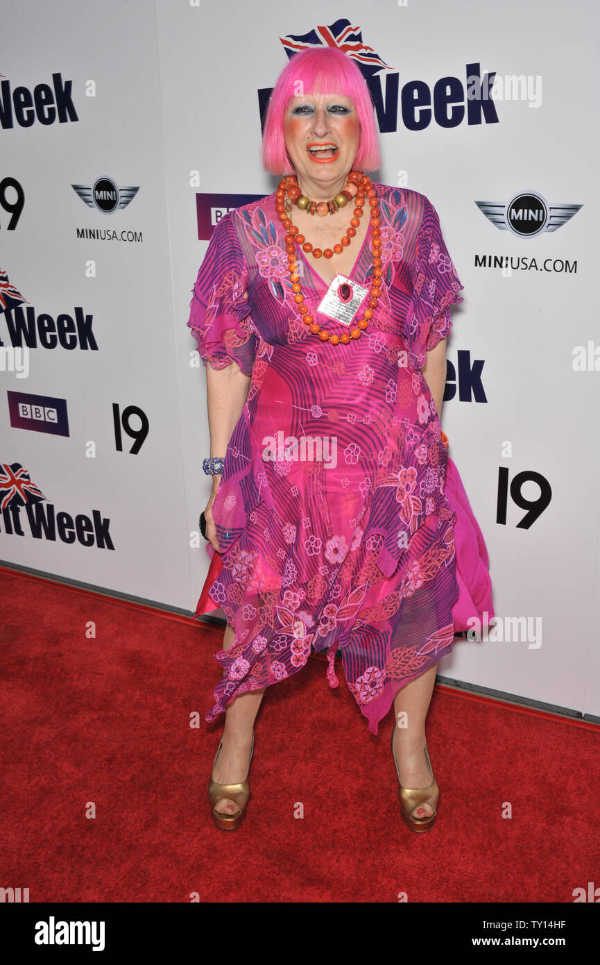 LOS ANGELES, CA. April 23, 2009: Zandra Rhodes at the launch of ...