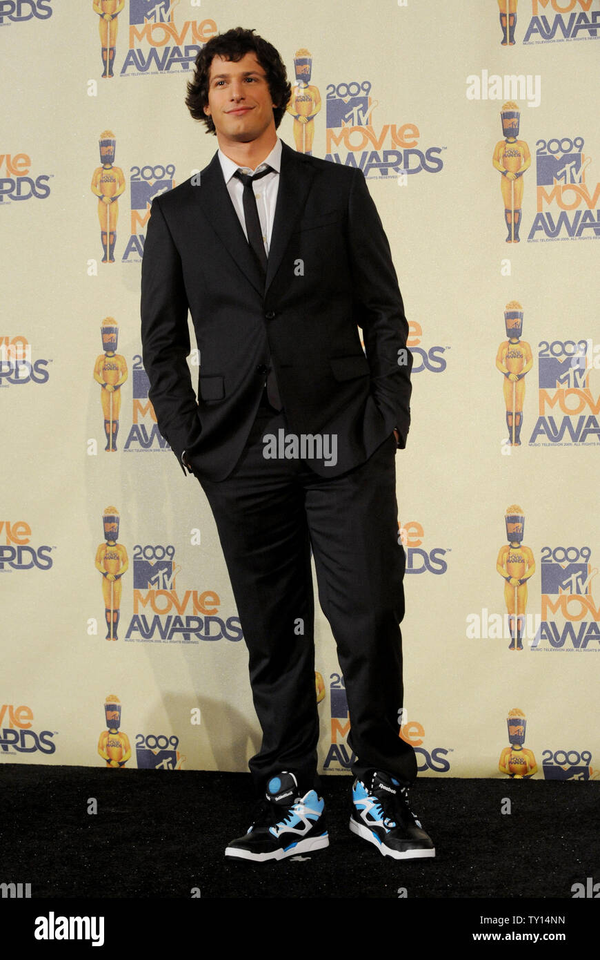 Andy samberg mtv movie awards host hi-res stock photography and images ...