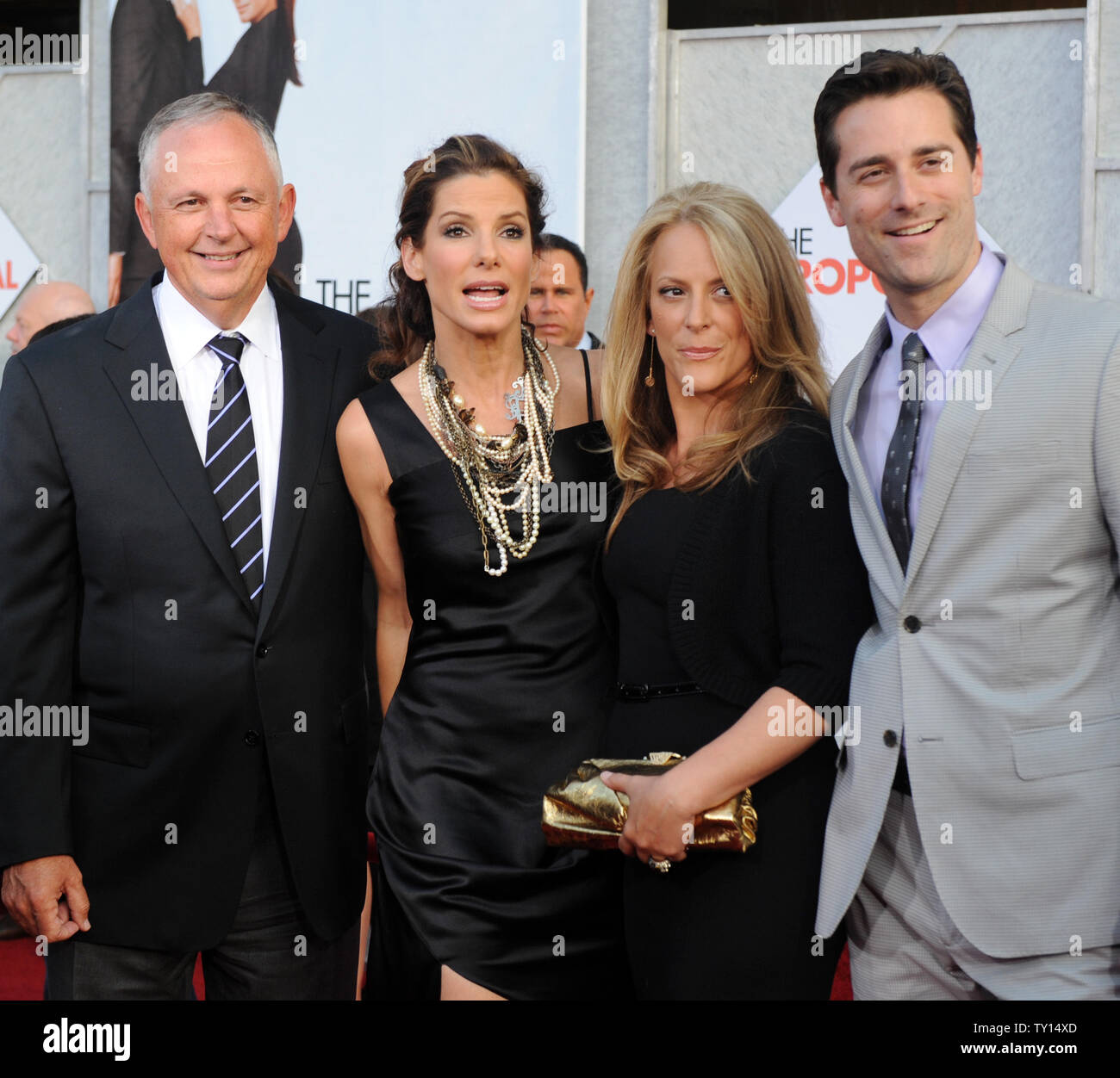 Disney Chairman Dick Cook, actress Sandra Bullock, director Anne ...