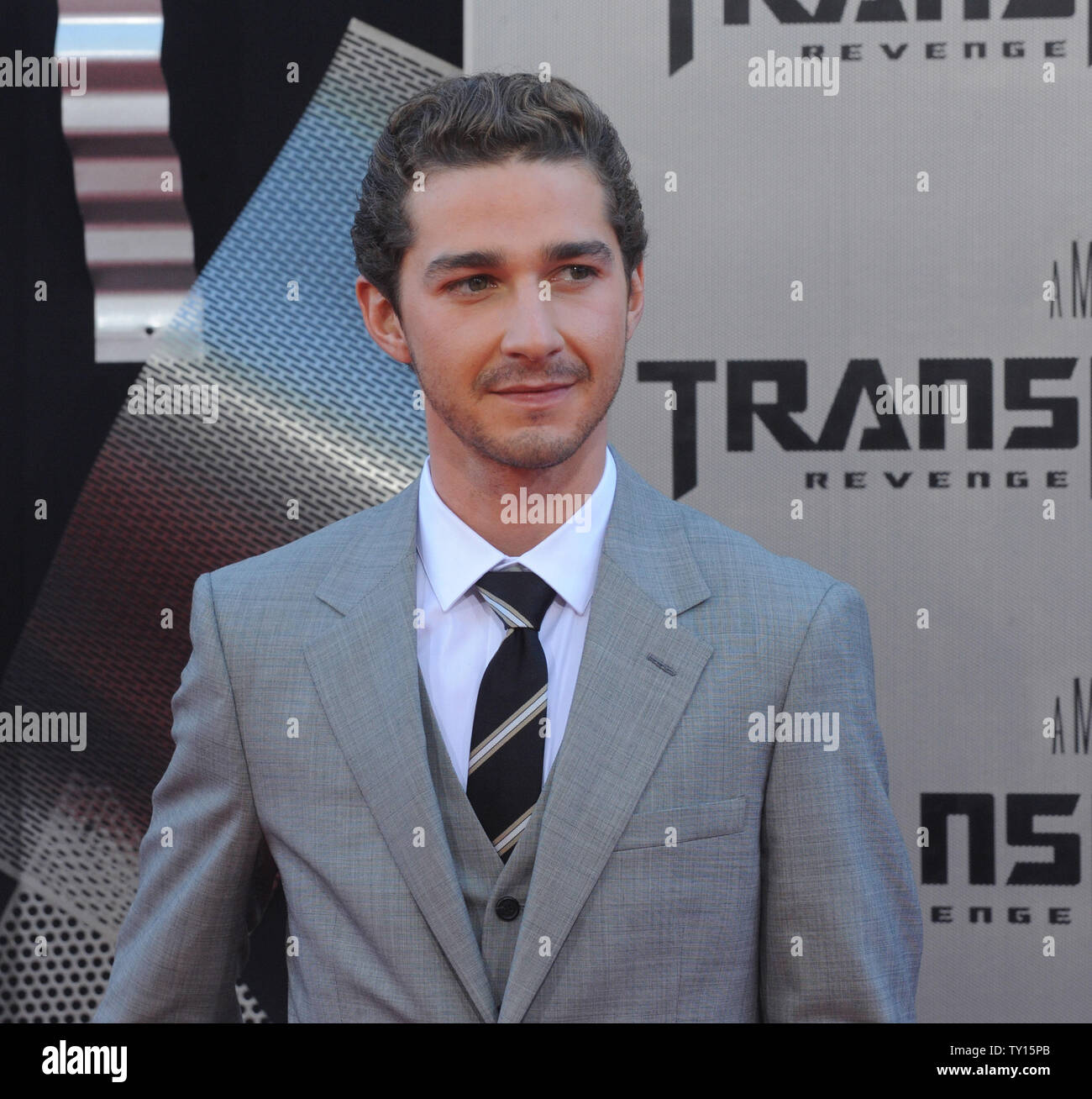 Actor Shia LaBeouf, who stars in the sci-fi motion picture ...