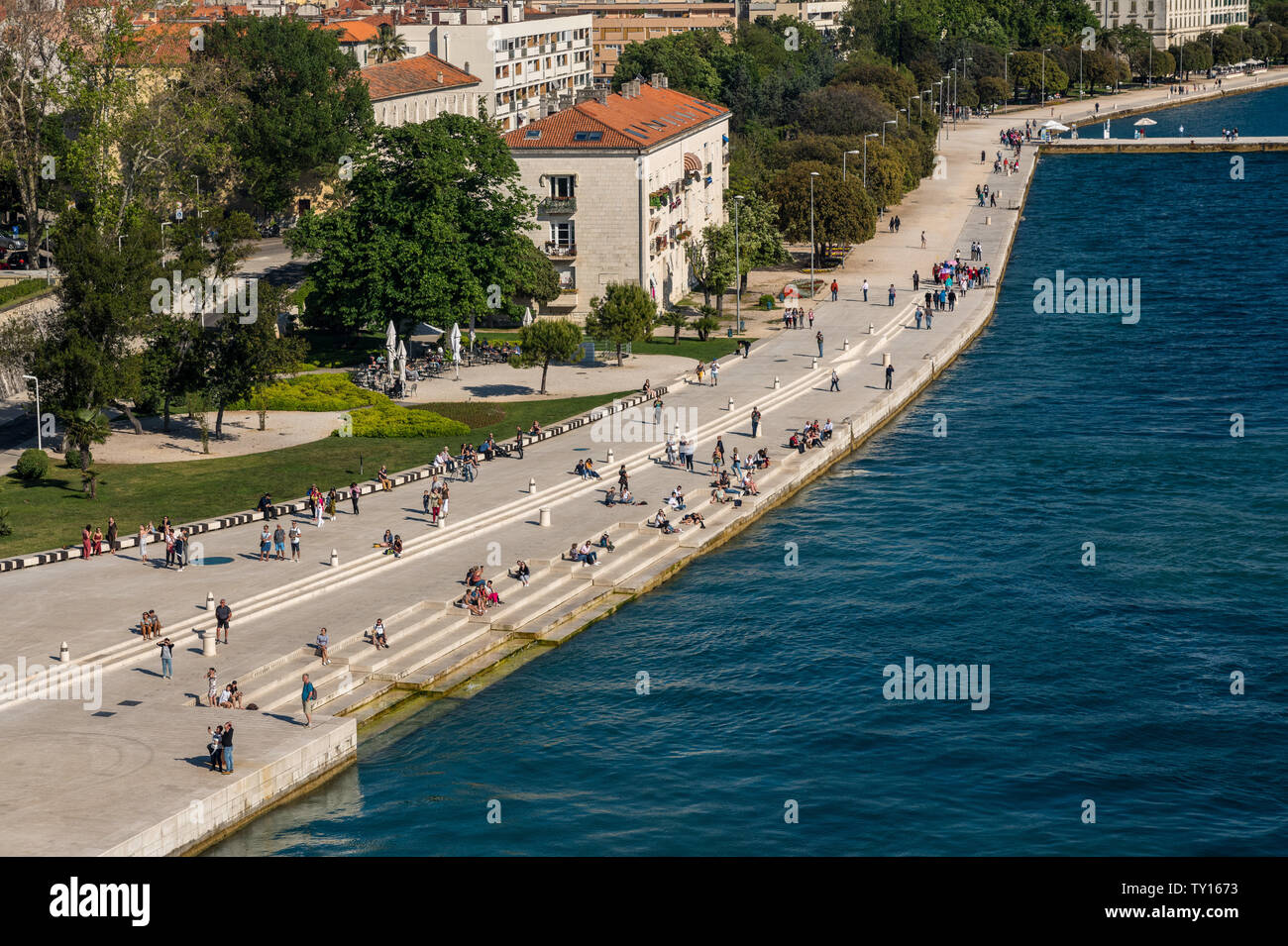 Zadar croatia sea organ hi-res stock photography and images - Alamy