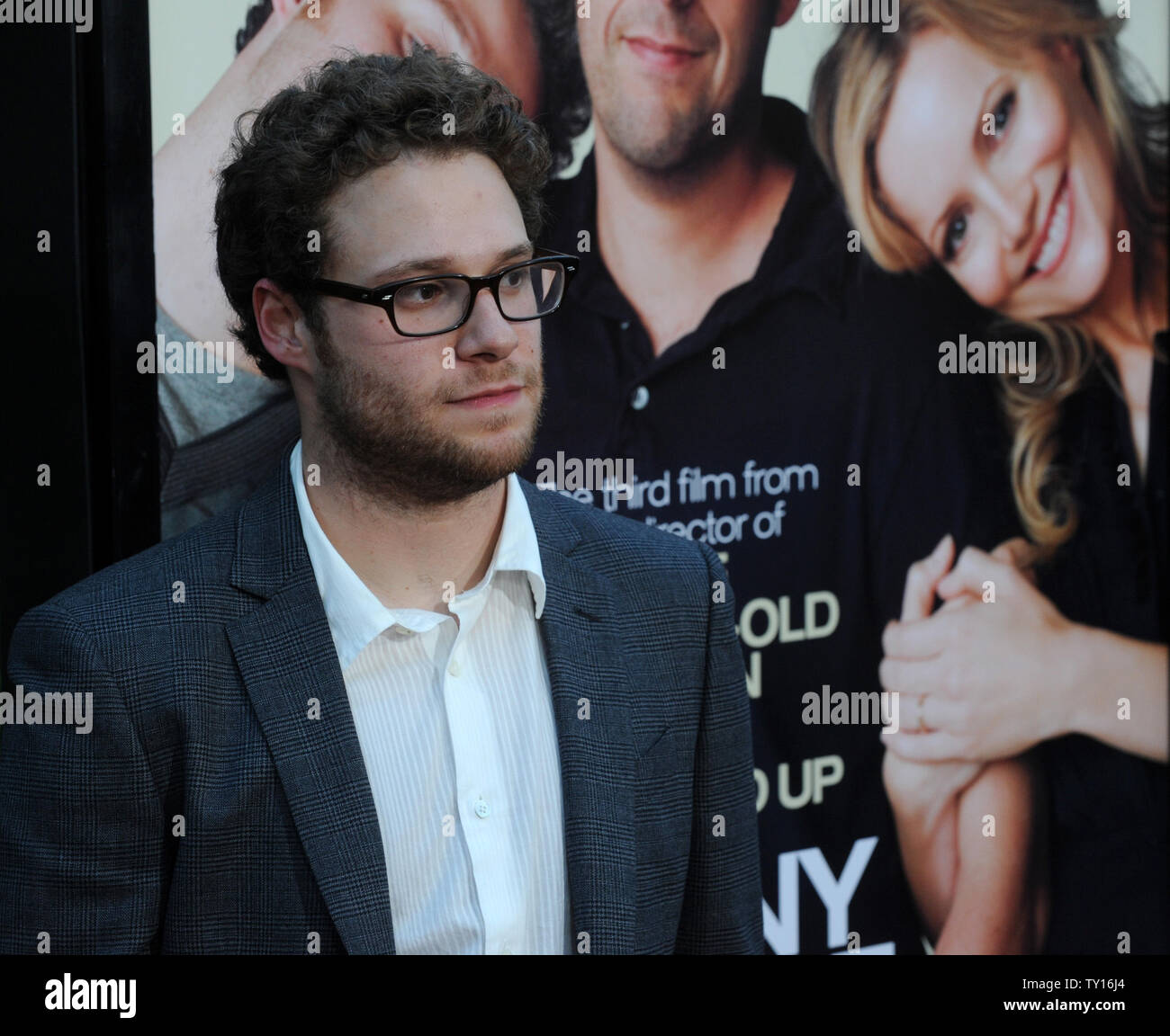 Seth Rogan, a cast member in the motion picture dramatic comedy "Funny ...