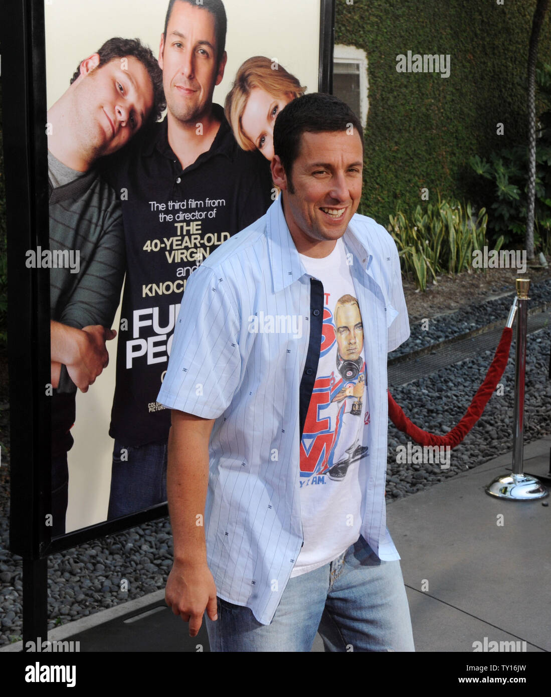 Adam Sandler, a cast member in the motion picture dramatic comedy ...