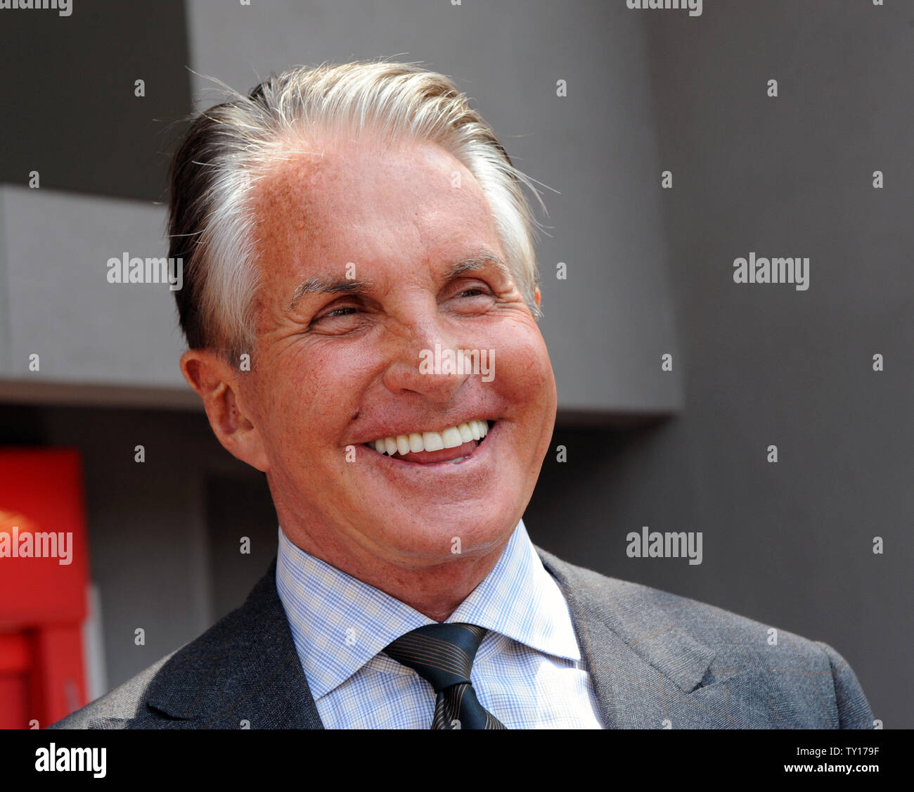 Actor George Hamilton saviors the moment after accepting a star on the ...