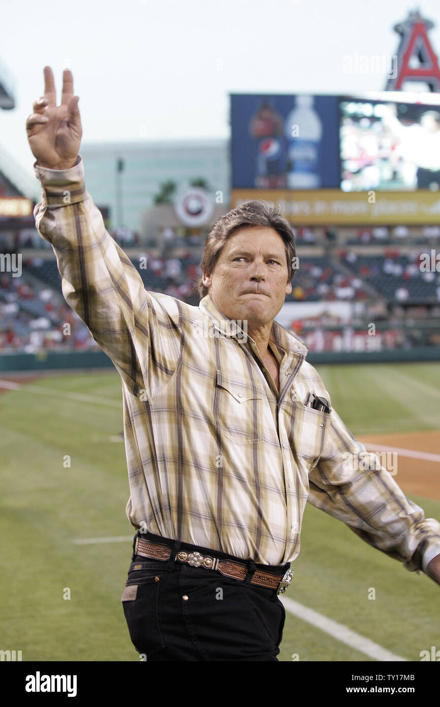 Brian Downing waves to the crowd as he is inducted in to the Los ...