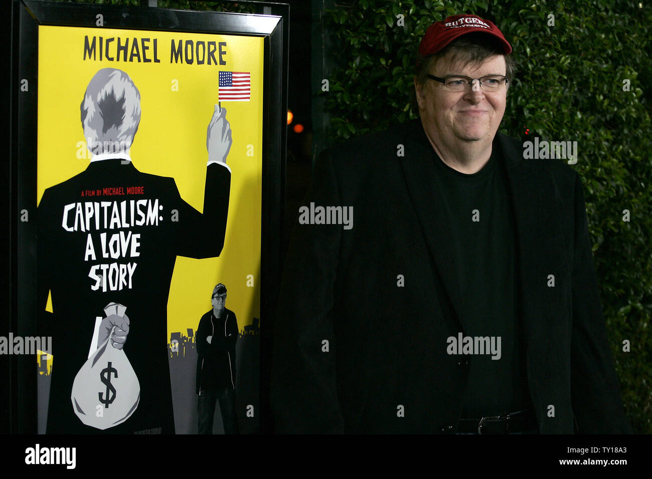 Filmmaker Michael Moore attends the premiere of his new Michael Moore ...