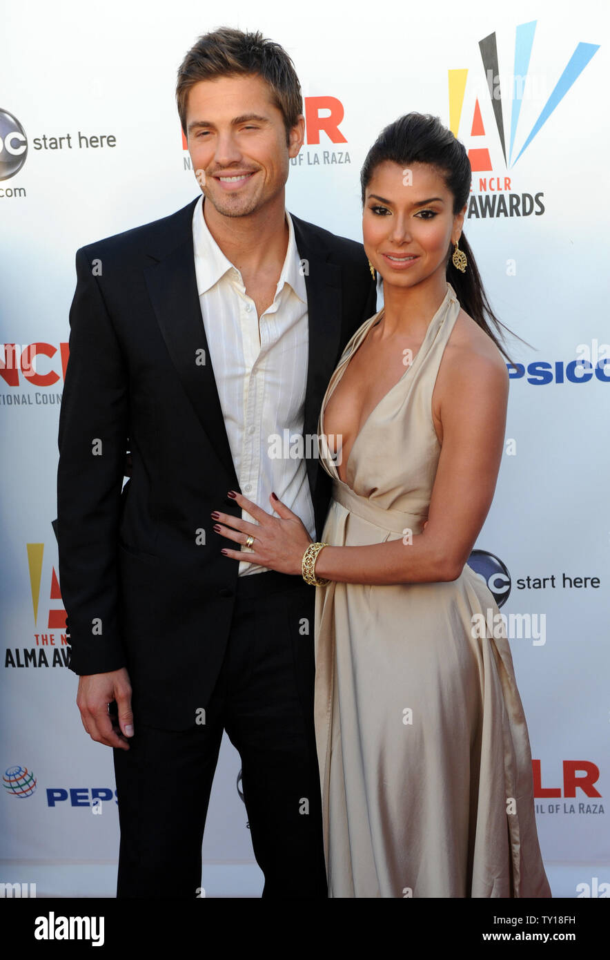 Actress Roselyn Sanchez and her husband, actor Eric Winter arrive for ...