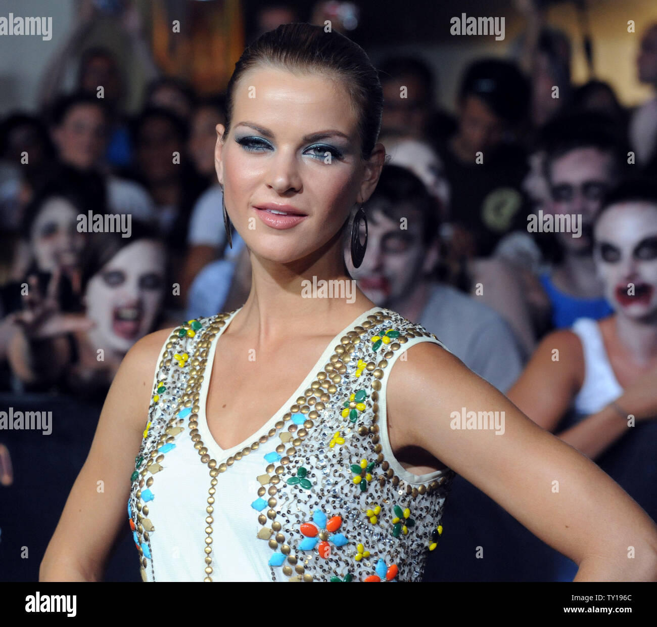 Actress Lisa Jay attends the premiere of the motion picture horror ...