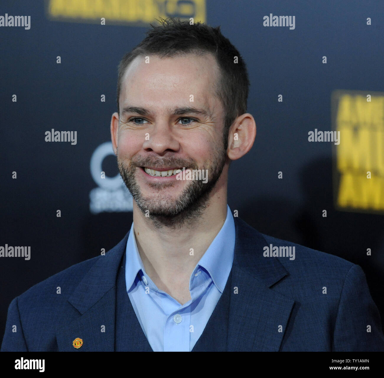 Actor Dominic Monaghan arrives at the 37th annual American Music Awards ...