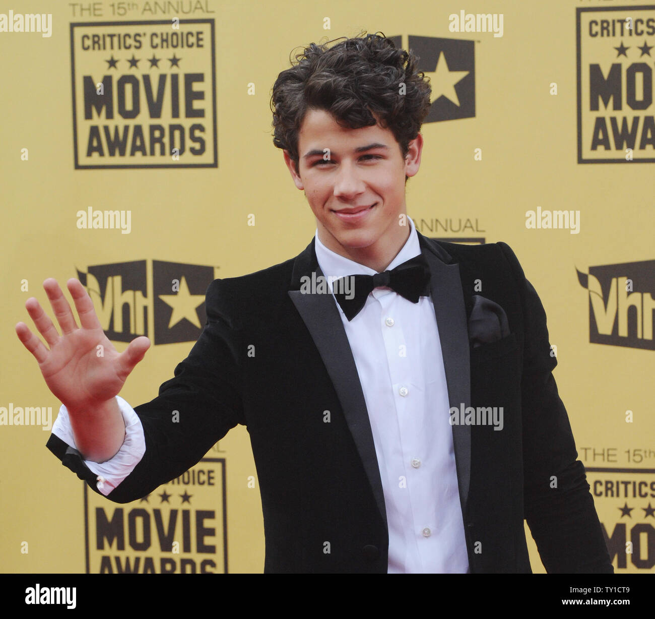 Nick jonas critics choice awards 2010 hi-res stock photography and ...