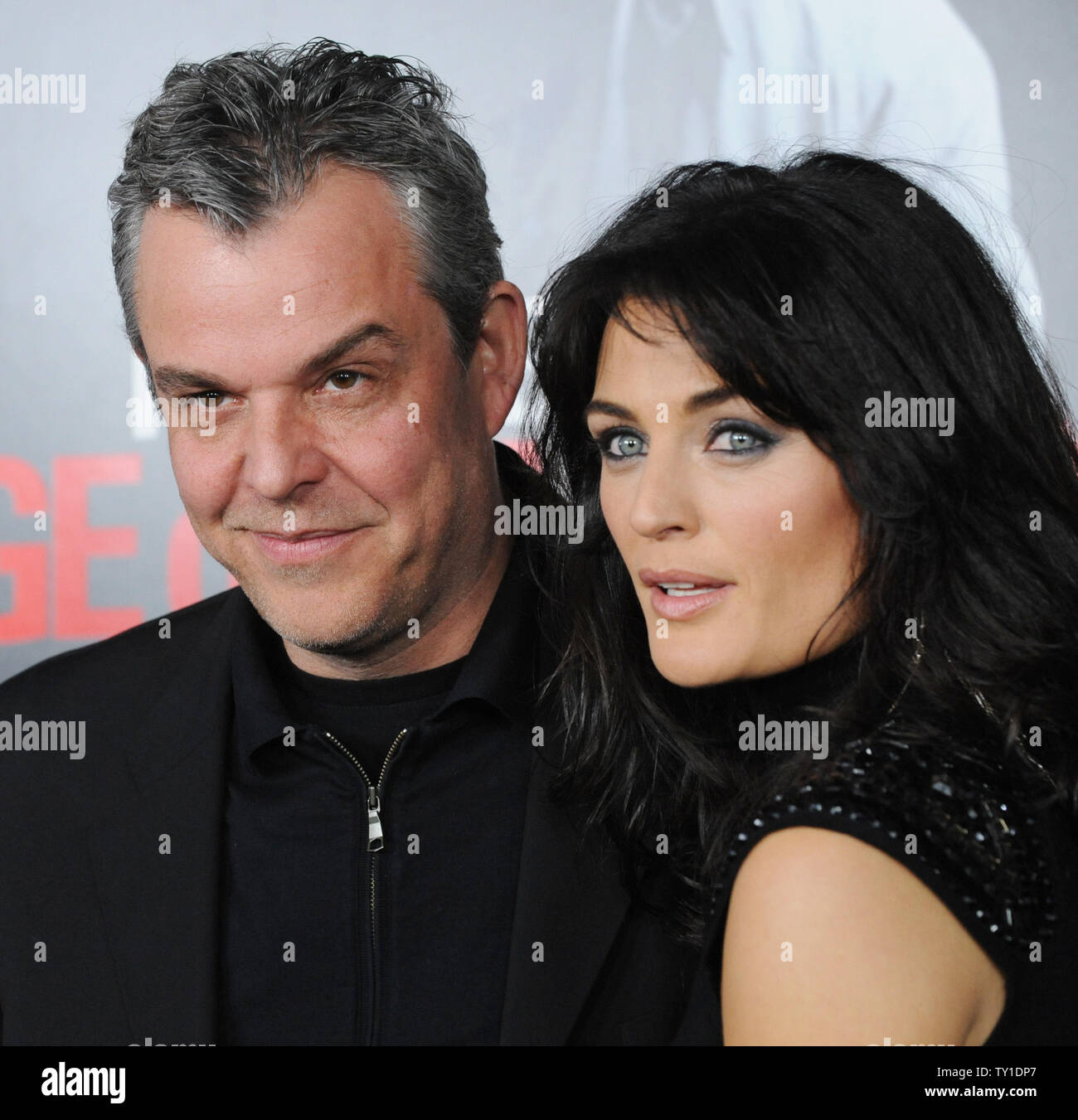 Danny Huston (L), a cast member in the motion picture thriller "Edge of ...