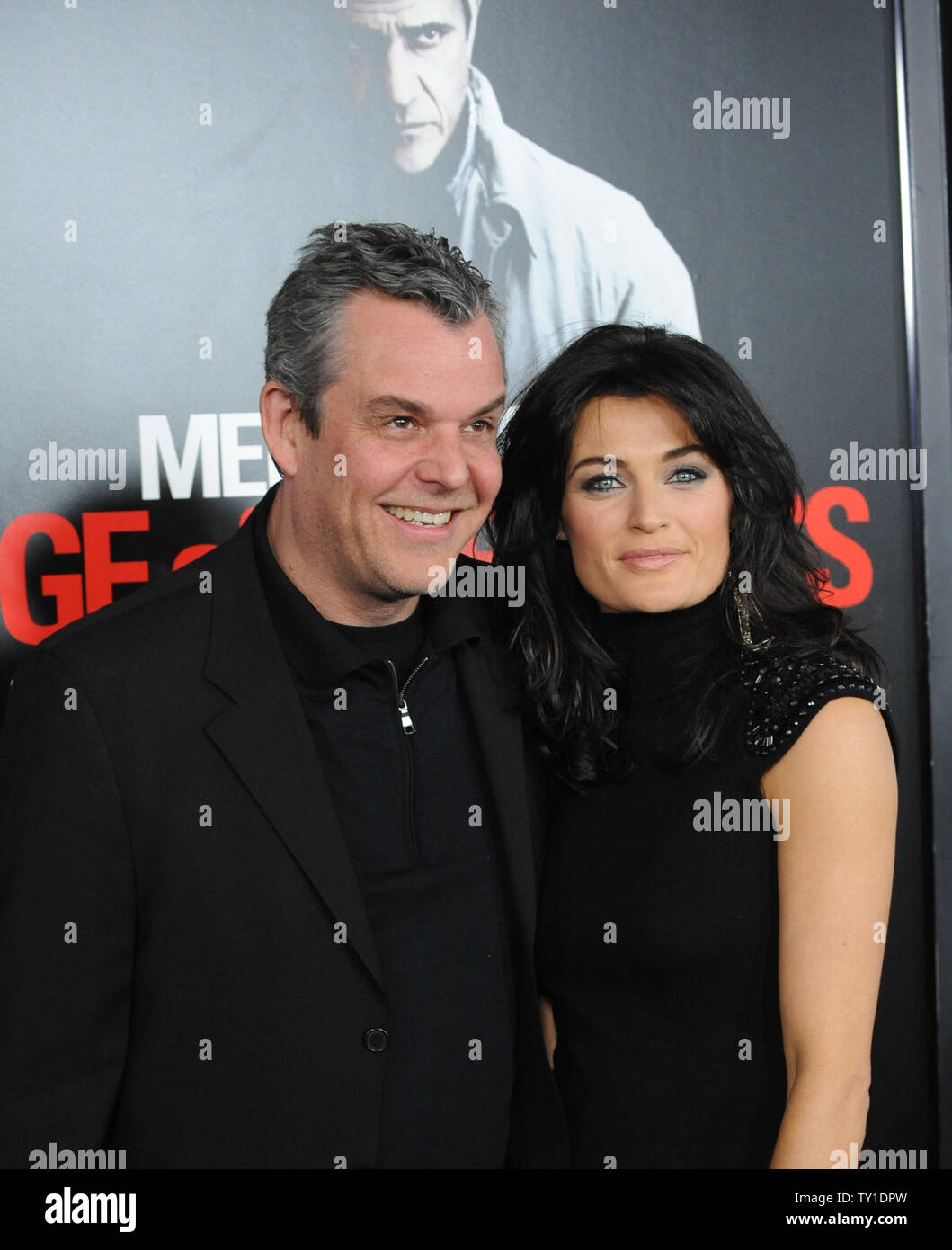 Danny Huston (L), a cast member in the motion picture thriller "Edge of ...