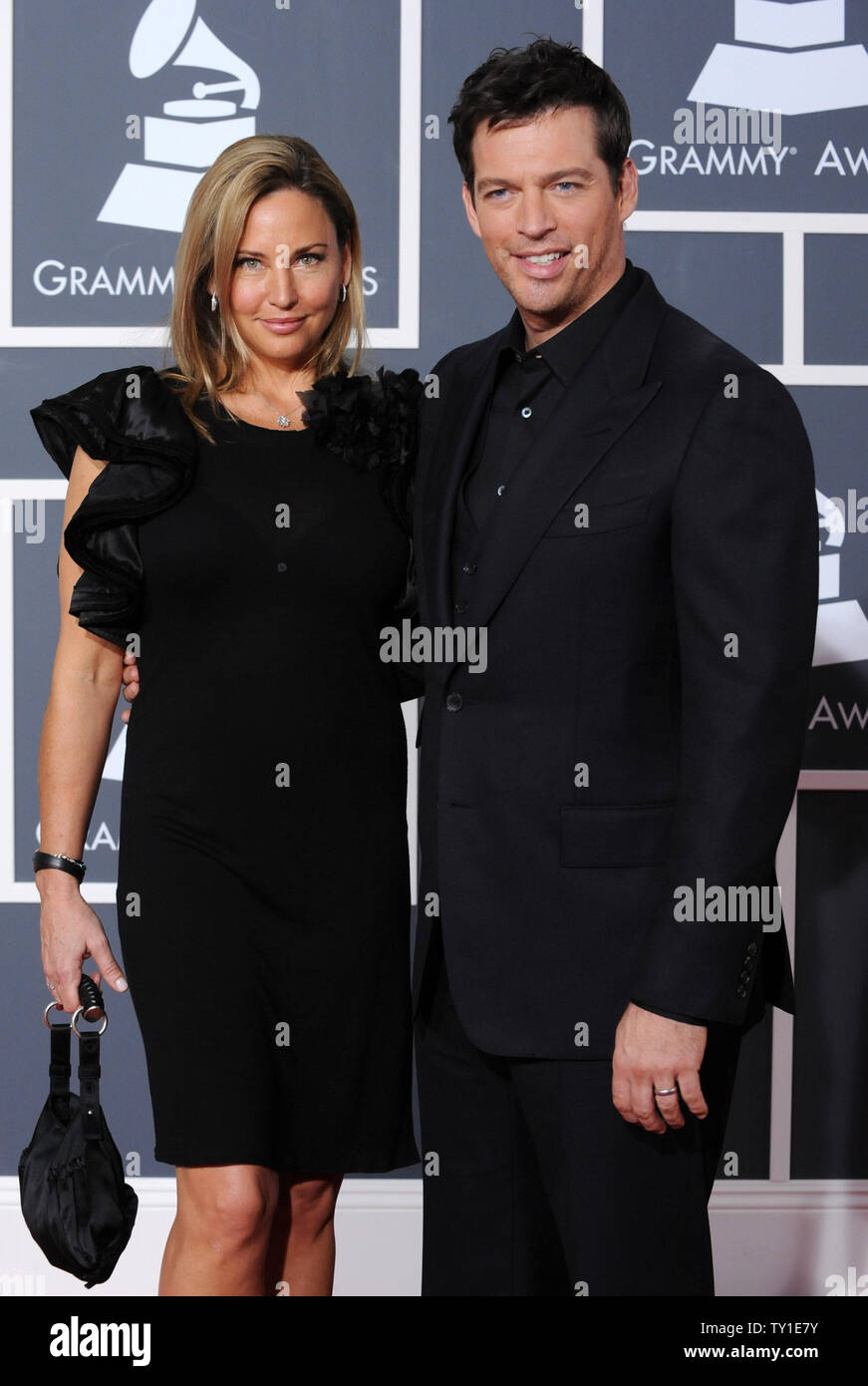 Singer Harry Connick Jr. and his wife Jill Goodacre arrive at the 52nd ...