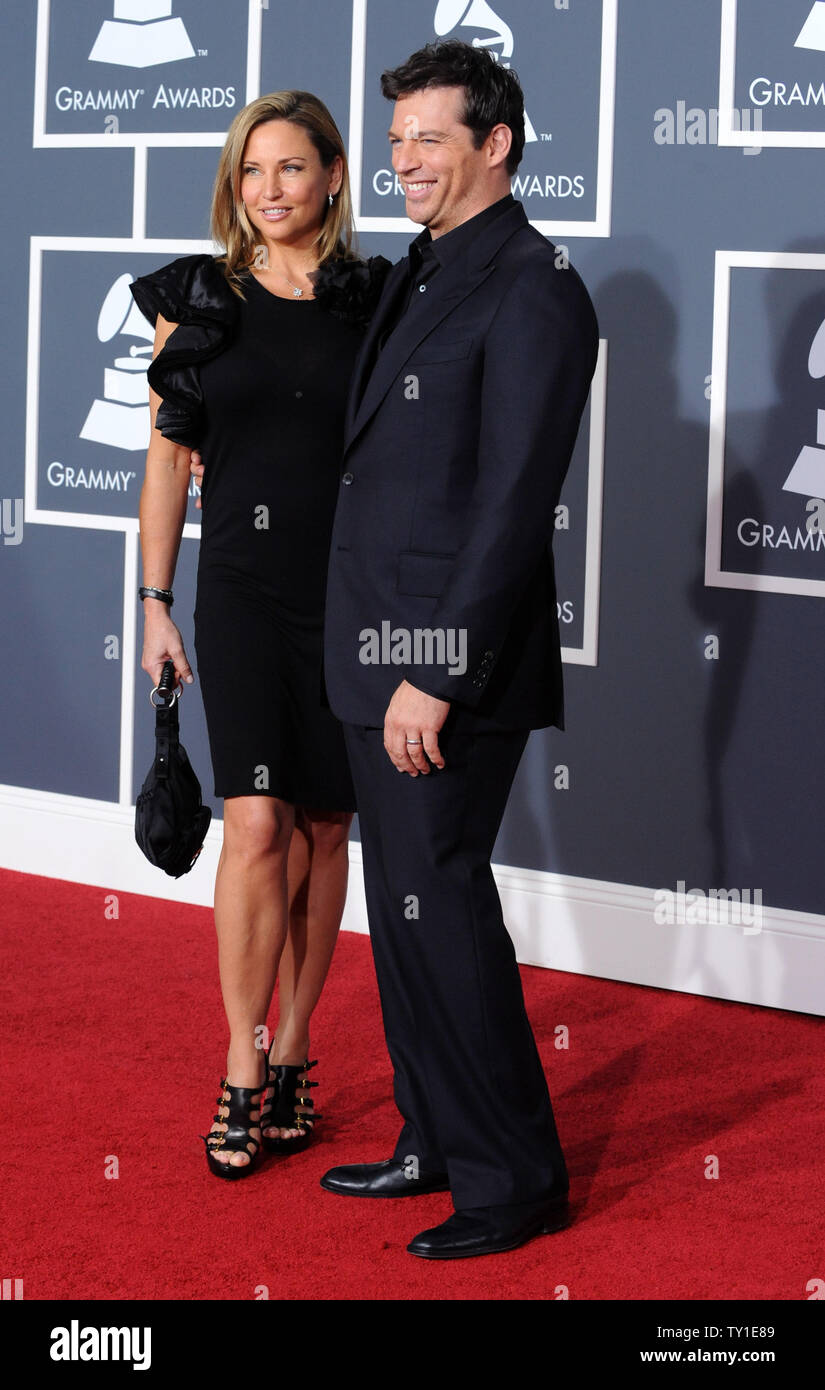 Singer Harry Connick Jr. and his wife Jill Goodacre arrive at the 52nd ...