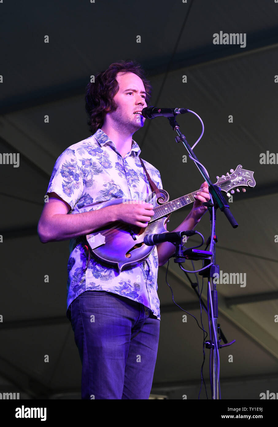 June 22, 2019 - MANDOLIN ORANGE duo of ANDREW MARLIN and EMILY FRANTZ ...