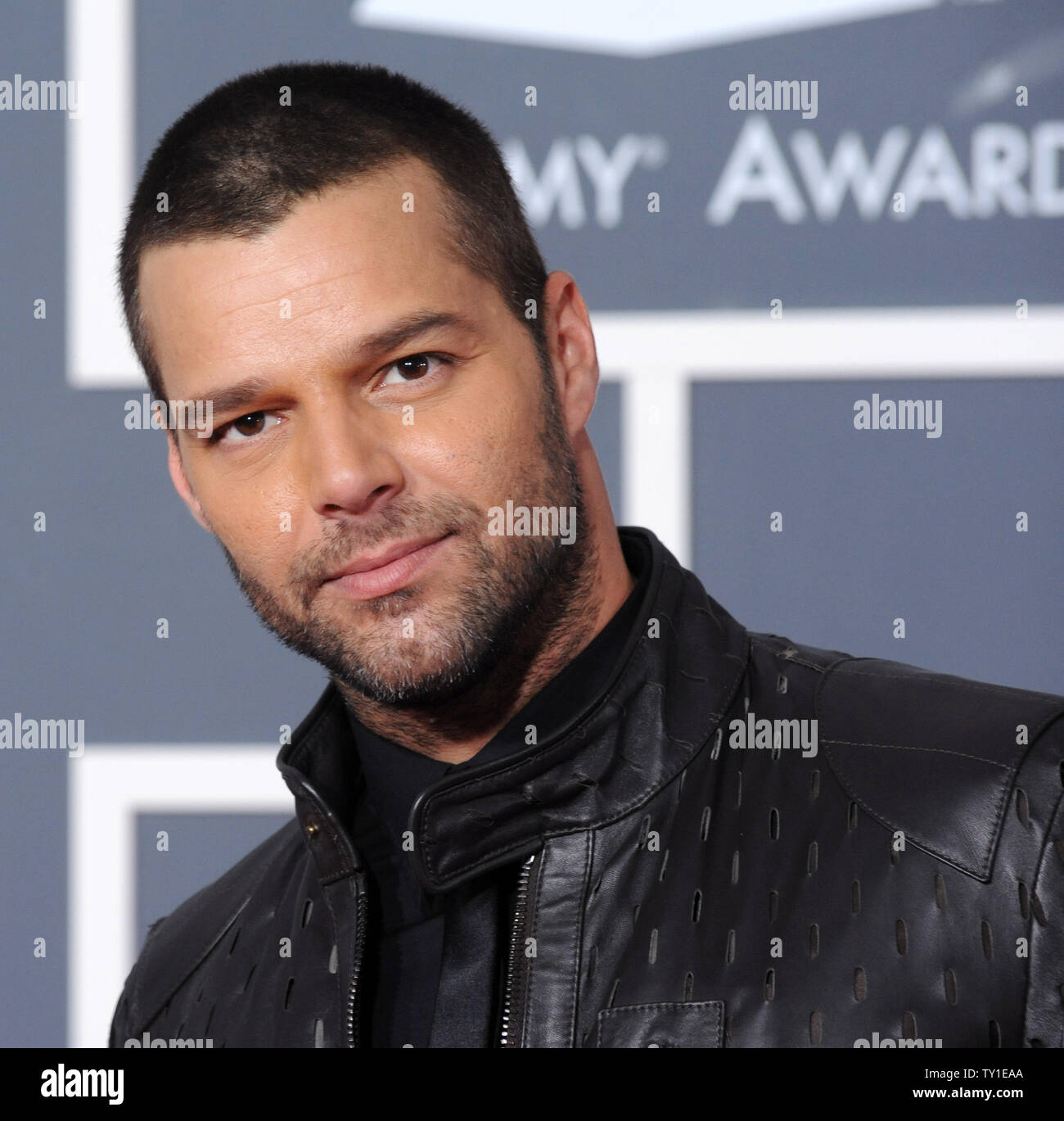 Singer Ricky Martin arrives at the 52nd annual Grammy Awards at Staples ...