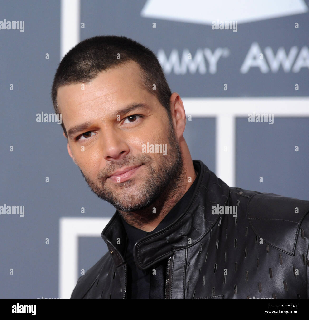 Singer Ricky Martin arrives at the 52nd annual Grammy Awards at Staples ...