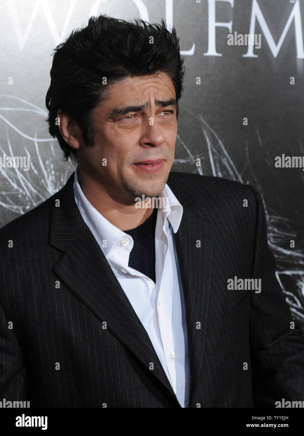 Actor Benicio Del Toro, who stars in the motion picture horror thriller ...