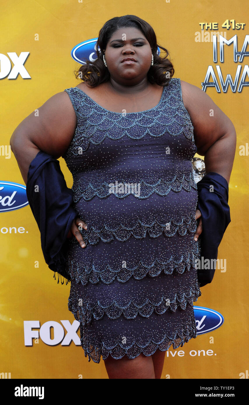 Actress Gabourey Sidibe attends the 41st NAACP Image Awards at the ...