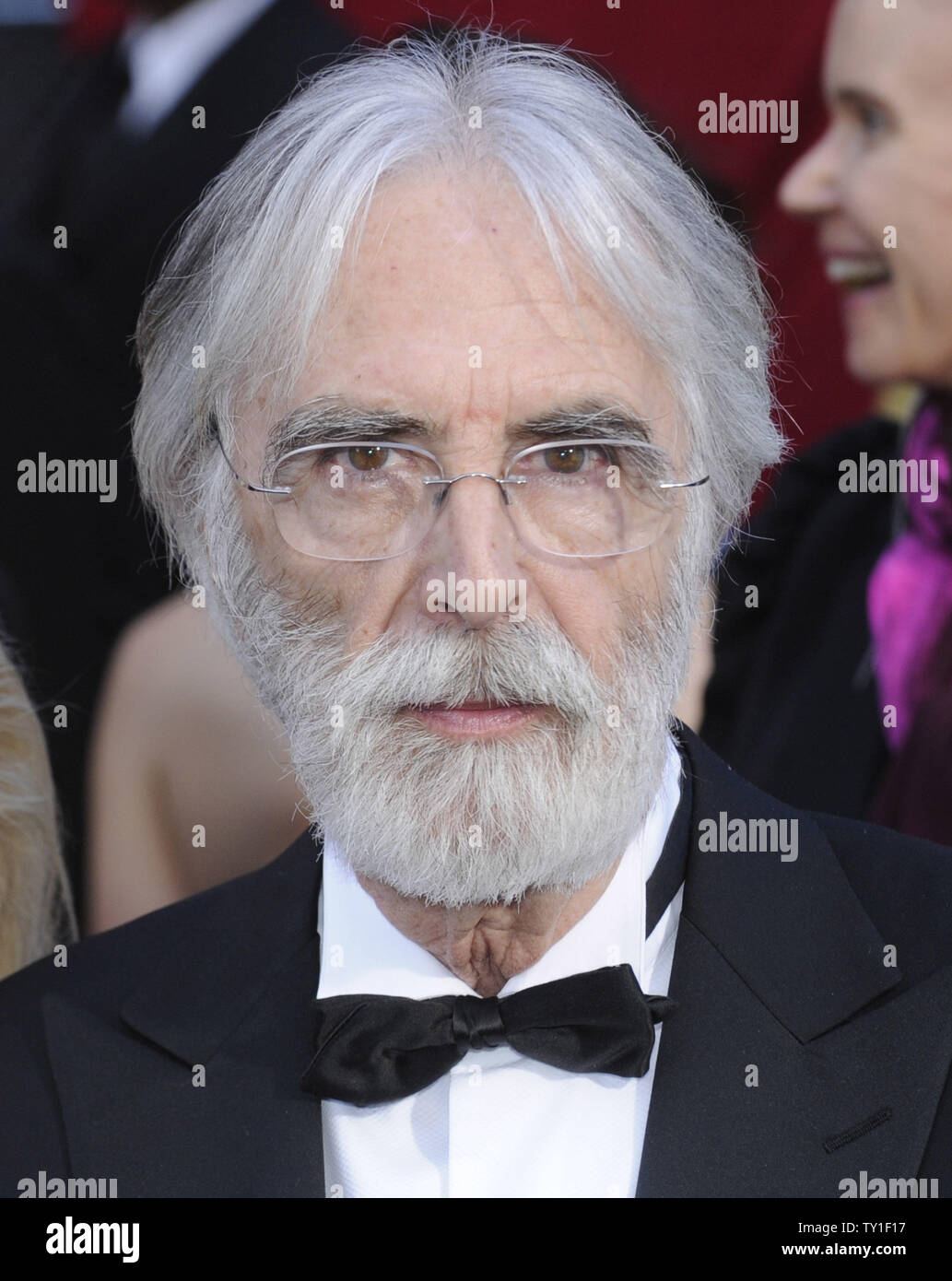 Director Michael Haneke arrives on the red carpet at the 82nd Academy ...