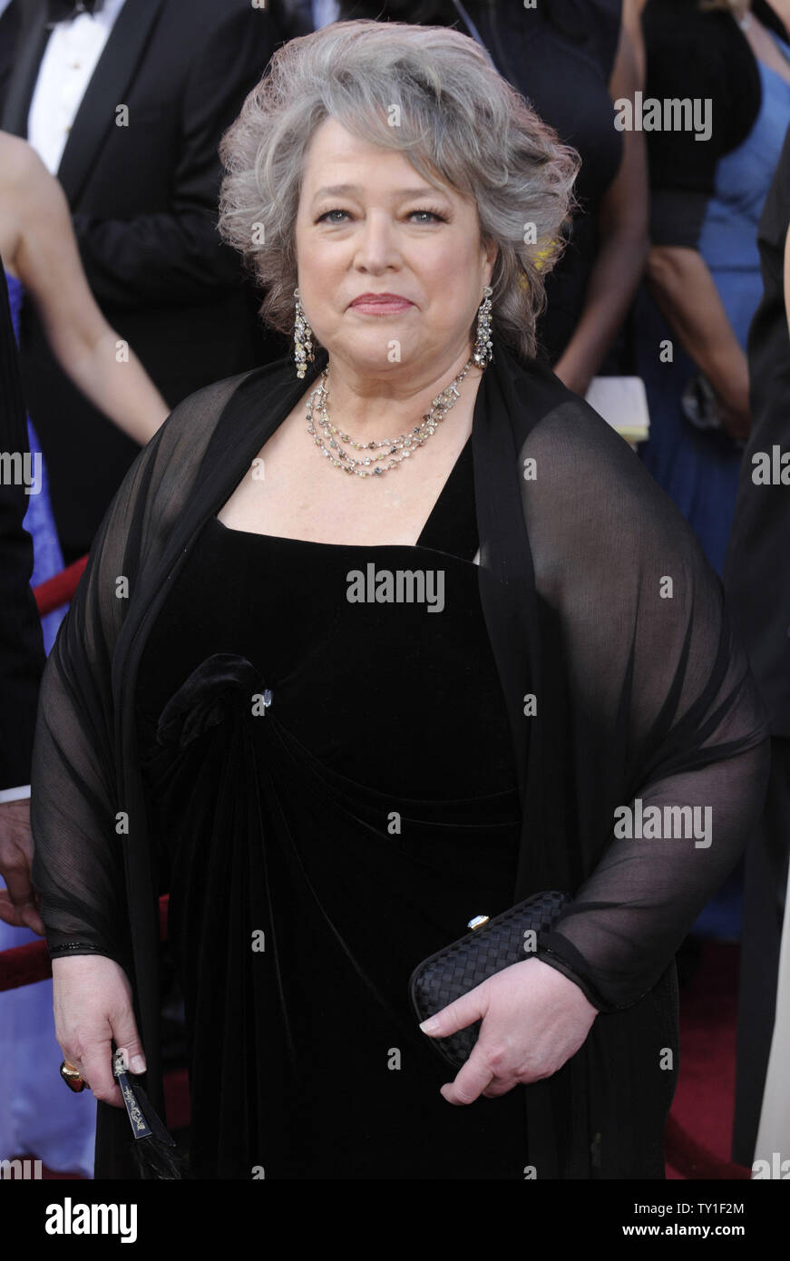 Actress Kathy Bates arrives on the red carpet at the 82nd Academy ...