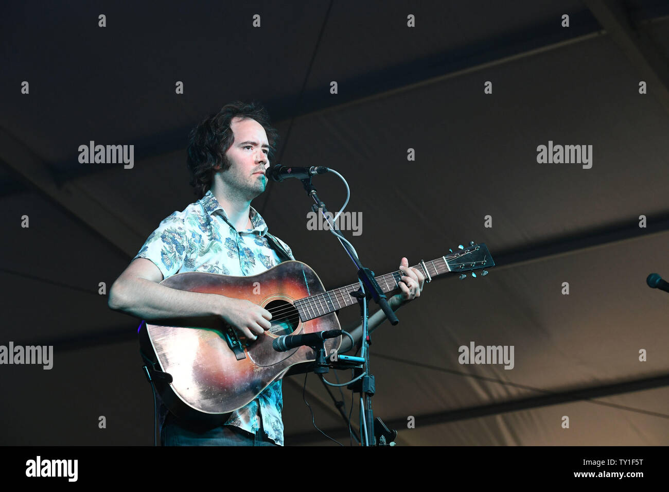 June 22, 2019 - MANDOLIN ORANGE duo of ANDREW MARLIN and EMILY FRANTZ ...