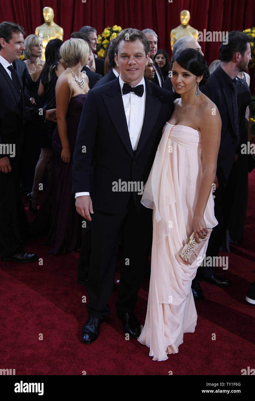 Nominee for Best Actor in a Supporting Role Matt Damon and his wife ...