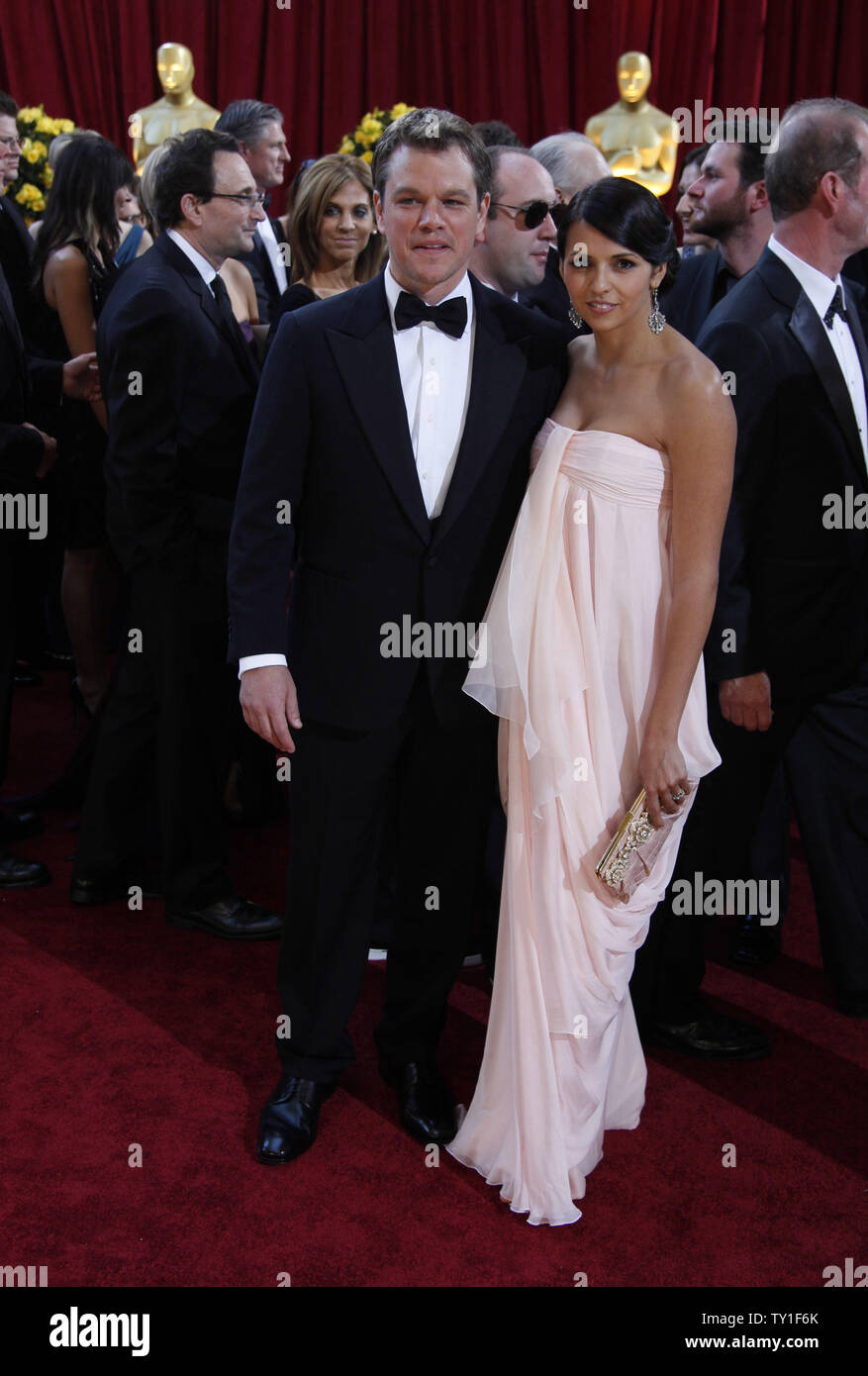 Nominee for Best Actor in a Supporting Role Matt Damon and his wife ...