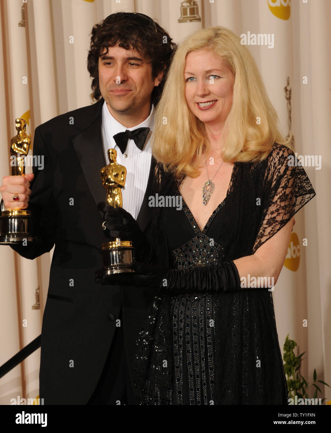 Bob Murawski and Chris Innis pose with the Oscars they won for Film ...