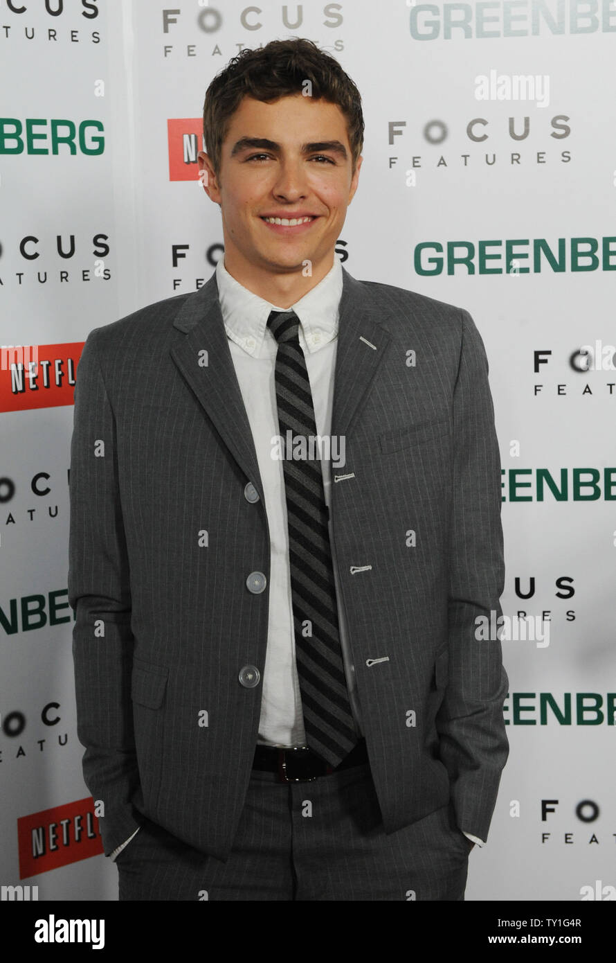 Dave Franco, a cast member in the motion picture comedy "Greenberg ...