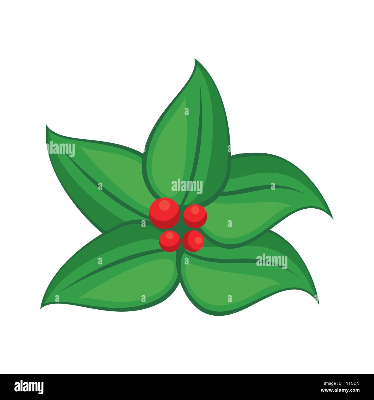 plant leaves icon cartoon isolated Stock Vector Image & Art - Alamy