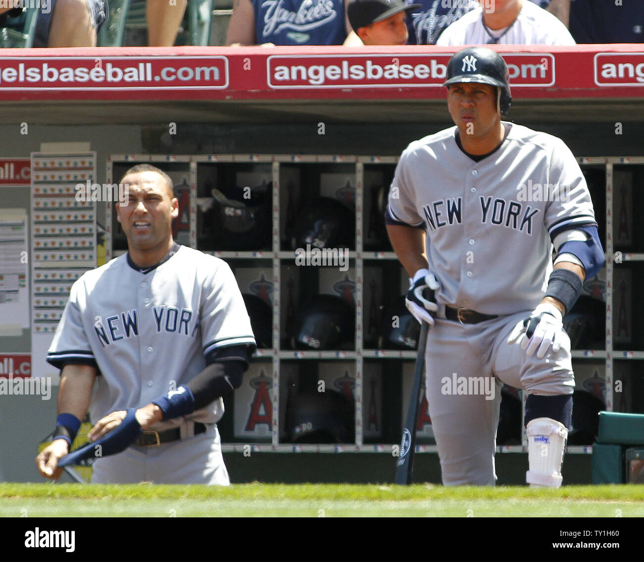 Alex Rodriguez Grabs Derek Jeter