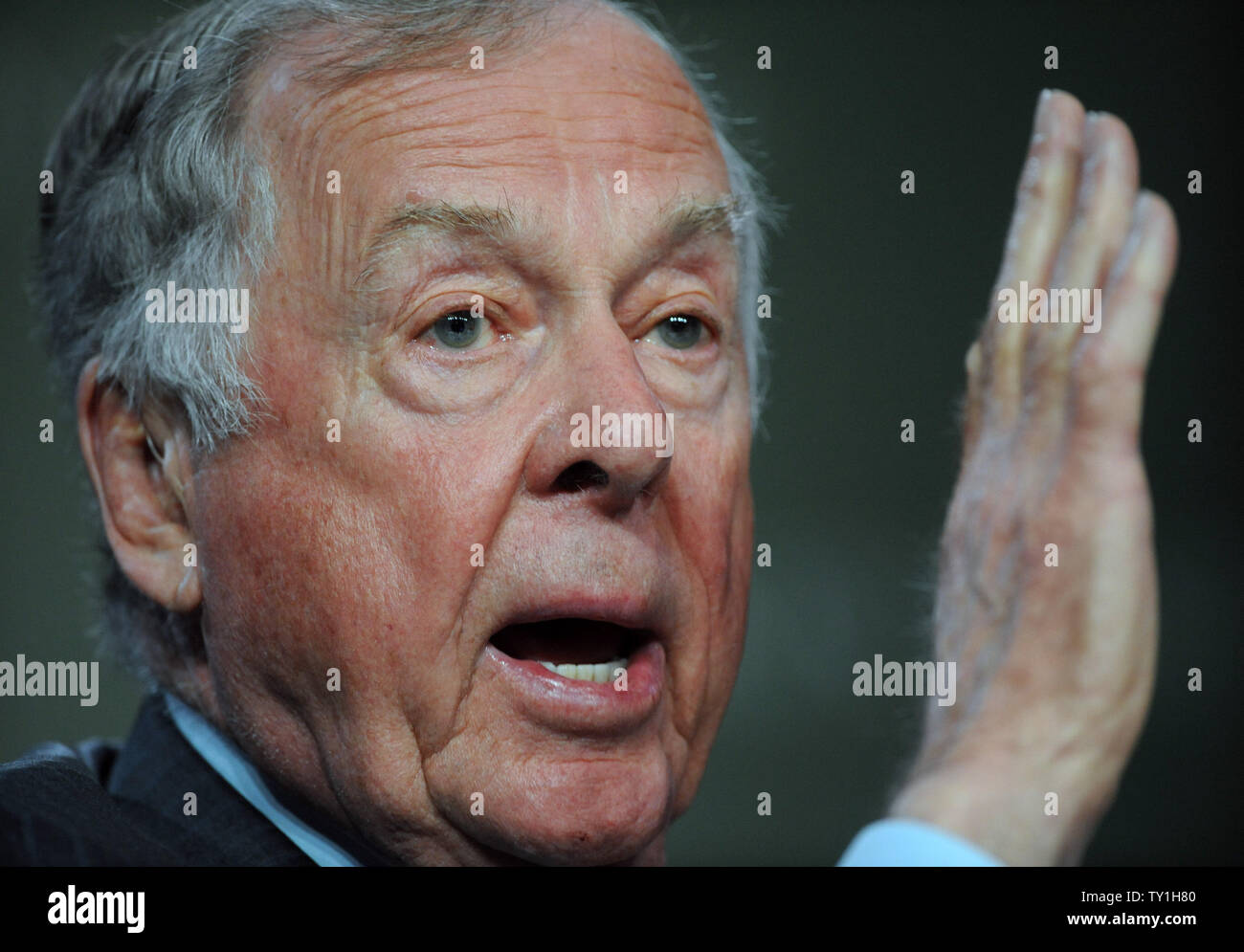 Entrepreneur, philanthropist and founder of BP Capital, T. Boone ...