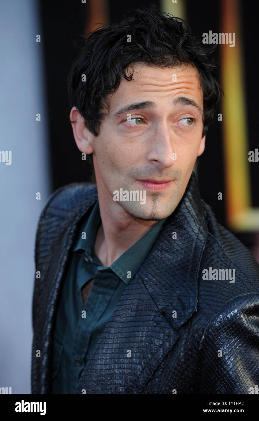 Actor Adrien Brody attends the premiere of the motion picture sci-fi ...