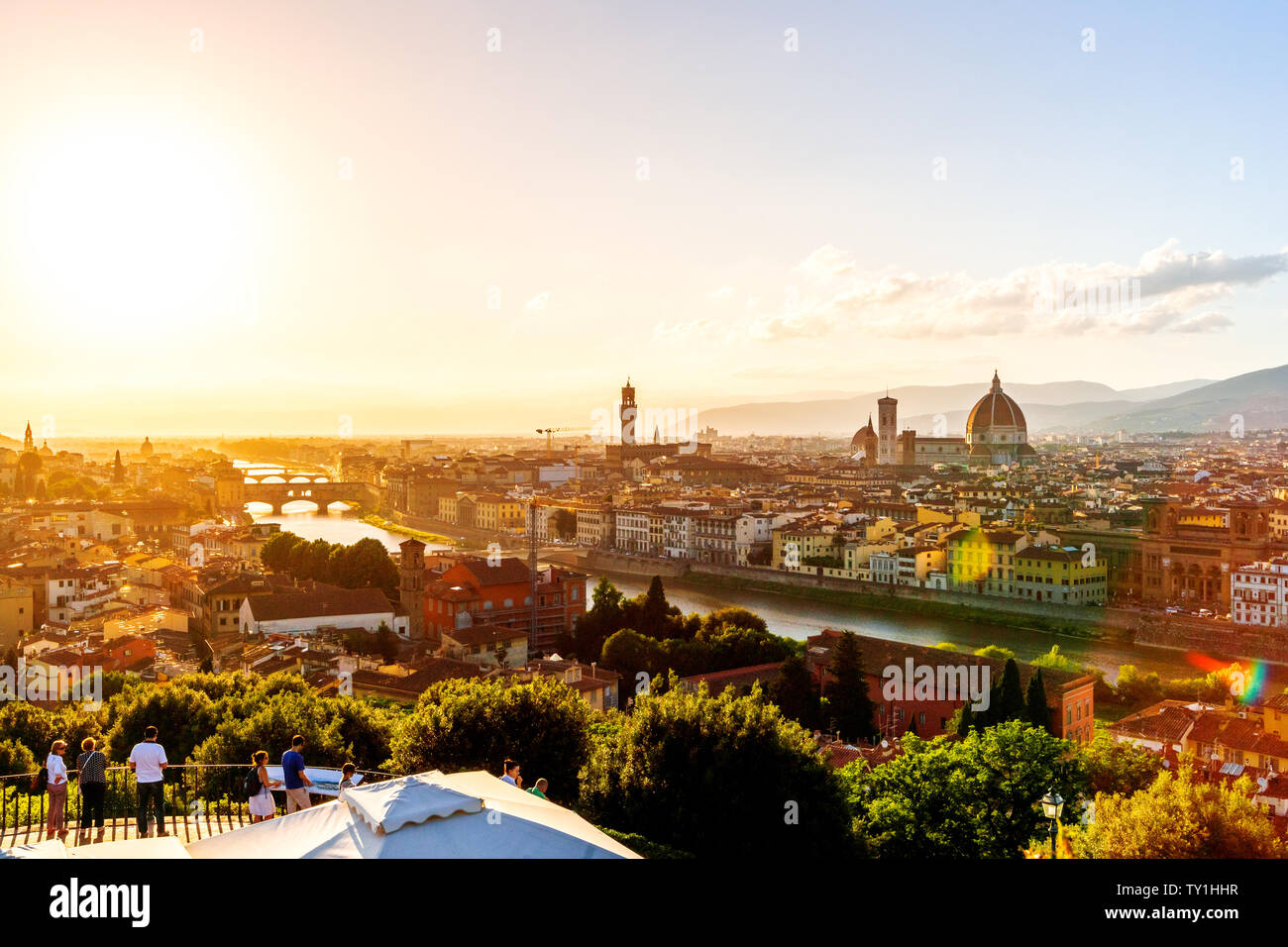 Florence panorama hi-res stock photography and images - Alamy