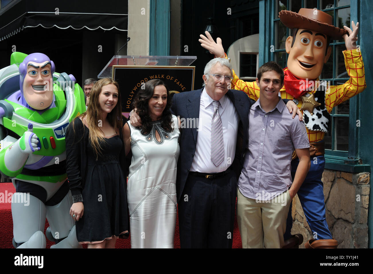Singer, composer and songwriter Randy Newman is joined by his wife ...