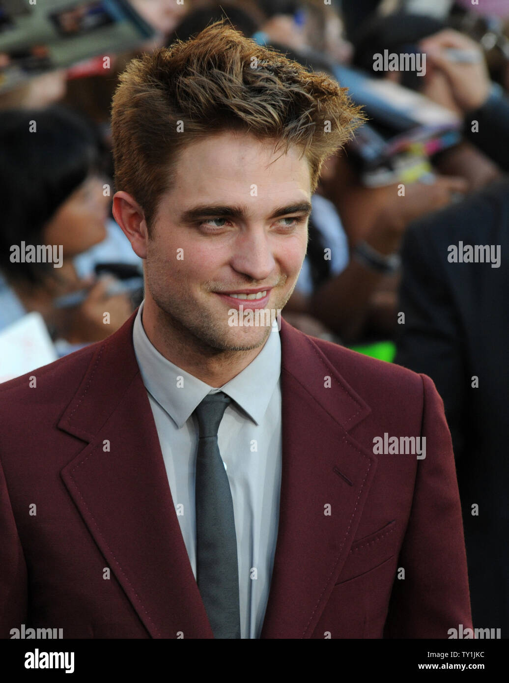 Cast member Robert Pattinson attends the premiere of the motion picture ...