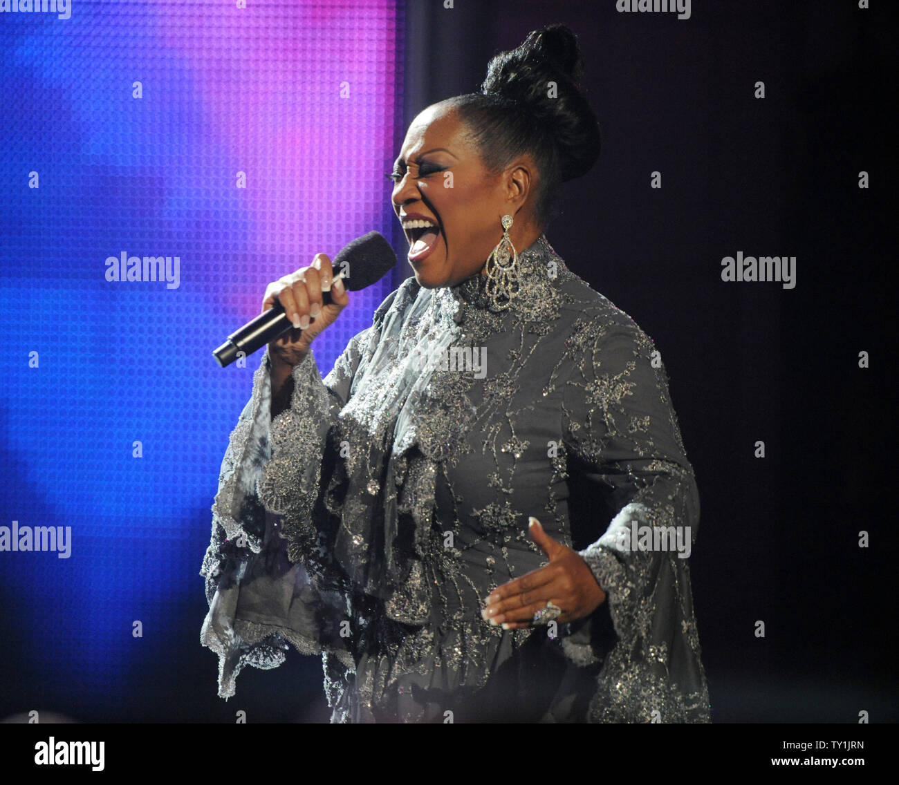 Patti LaBelle performs "Purple Rain'" during the tribute to Prince, who ...