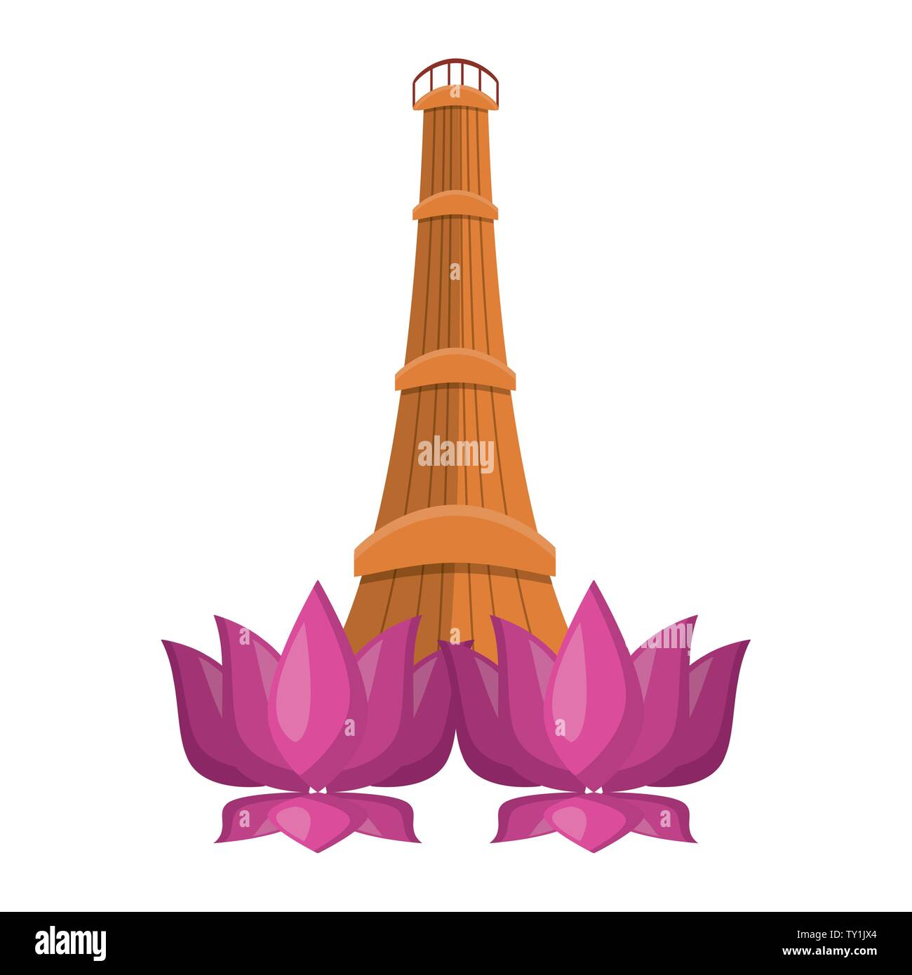 indian building monuments icon cartoon Stock Vector Image & Art - Alamy